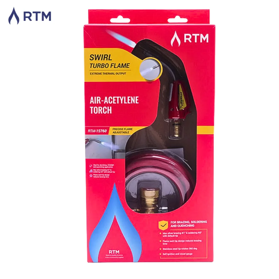 RTM 1S760 Air & Acetylene Torch Kit (needs only Acetylene) - WEAREHVAC
